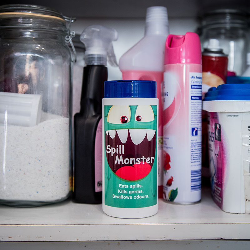 Spill Monster Absorbent Powder | Helpful Flood Cleanup – Floodshield