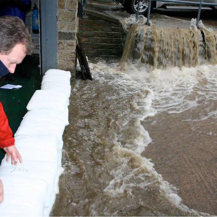 FloodSax Sand-Less Sandbags | Inflate, Protect, Dispose – Floodshield